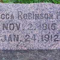 Rebecca Robinson (1815–1912) • FamilySearch
