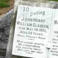 John Heinrich Wilhelm Claasen (1864–1931) • FamilySearch