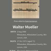 Walter Herman Mueller (1900–1971) • FamilySearch