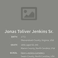 Jonas Toliver Jenkins Sr. (1772–1855)