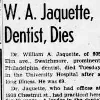 William Alderman Jaquette Sr (1876–1945)