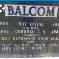 George Edwin Balcom (1927–1982) • FamilySearch