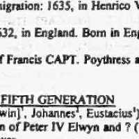Captain Francis Poythress I (1609–1651)