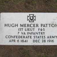 First Lt. Hugh Mercer Patton (1841–1916) • FamilySearch