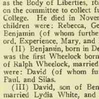 Benjamin Wheelock Jr. (1678–1746) • FamilySearch