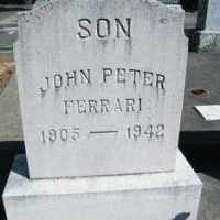 Giovanni Abbondio " Johnny" Ferrari (1905–1942) • FamilySearch