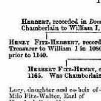 Herbert 'the Chamberlain ' Of Winchester (1060–1130)