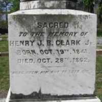 Henry Joseph Blount Clark Jr (1841–1862)