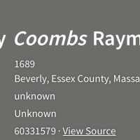 Mary Anne Coombs (1689–1737)