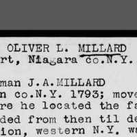 Oliver Leonard Millard (1793–1877) • FamilySearch