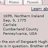Albert C Torrence (1699–1775) • FamilySearch