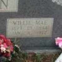 Willie Mae Brazzel (1894–1977) • FamilySearch