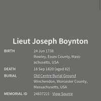 Joseph Boynton (1738–1820)
