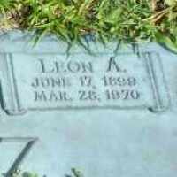 Leon A Moutz (1899–1970) • FamilySearch