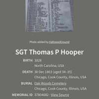 Thomas Francis Hooper (1828–1863) • FamilySearch