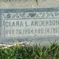 Clara Leona Anderson (1904–1917) • FamilySearch