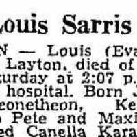 Evangelos Sarris (1884–1959) • FamilySearch