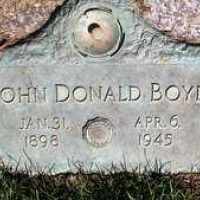 John Donald Boyd (1898–1945) • FamilySearch