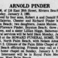 Robert “Arnold” Pinder Sr (1897–1985) • FamilySearch