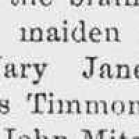 Mary Jane Timmons (1827–1914) • FamilySearch