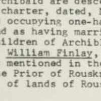 William Finlay Royal Forester (1290–)