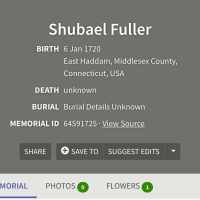 Shubael Fuller Jr. (1720–1804) • FamilySearch