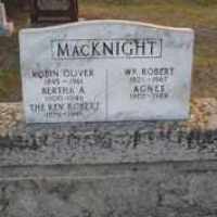 Rev. Robert MacKnight (1859–1946) • FamilySearch