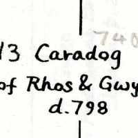 Lord Caradog ap Meirion of Rhos and Gwynedd (0730–0798)