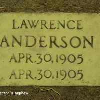 Lawrence Anderson (1905–1905) • FamilySearch