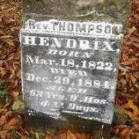 Rev. Thompson Hendricks (1822–1884) • FamilySearch