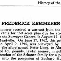 Frederick Kemmerer Sr. (1701–1778) • FamilySearch
