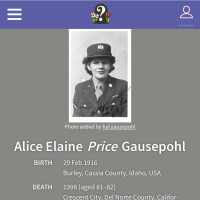 Alice Elaine Price (1916–1998) • FamilySearch