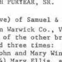 Samuel Puryear (1694–1748) • FamilySearch