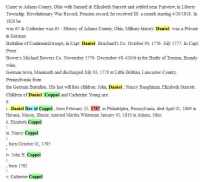 Daniel D Copple Sr (1753–1832) • FamilySearch