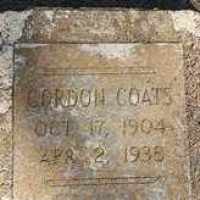 Gordon J Coats (1904–1938)