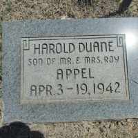 Harold Duane Appel (1942–1942) • FamilySearch