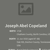 Joseph Abel Copeland (1728–1816)