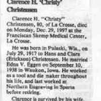 Clarence Harold “Christy” Christensen (1917–1997) • FamilySearch