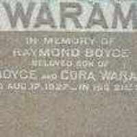 Raymond Boyce Waram (1906–1927) • FamilySearch