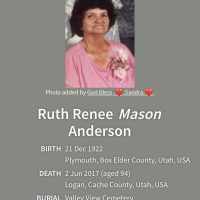 Ruth Renee Mason (1922–2017) • FamilySearch