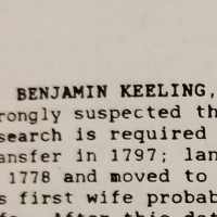 Benjamin Franklin Keeling (1740–1799)