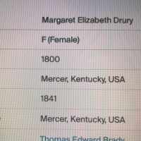 Margaret Elizabeth Drury (1798–1841) • FamilySearch