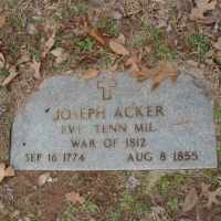 Joseph Benjamin Acker (1774–1855) • FamilySearch