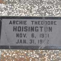 Archie Theodore Hoisington (1901–1962) • FamilySearch