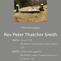 Rev Peter Thacher Smith (1731–1826) • FamilySearch