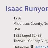 Isaac Runyon Sr (1738–1821)