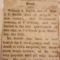 William A. Smith (1858–1883) • FamilySearch