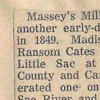 Ransom H Cates (1795–) • FamilySearch
