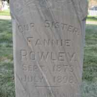 Frances Rowley (1874–1898) • FamilySearch