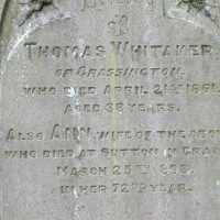 Thomas Whitaker (1823–1861) • FamilySearch